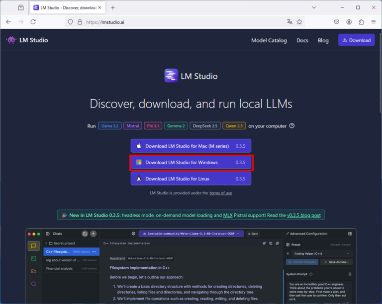 ローカルでLLMを使う（LM Studioを使用する） | 五月先生の困りごと解決